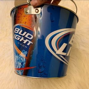 Budweiser | Other | Metal Bud Light Beer Bucket | Poshmark
